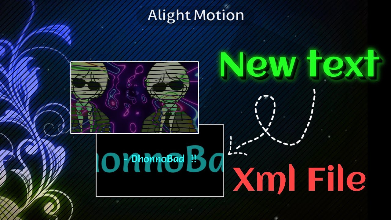 New Text effect !! And Tending Shake !! Xml File !! in alight motion !! Lyrics Xml !! 🔥😎 - YouTube