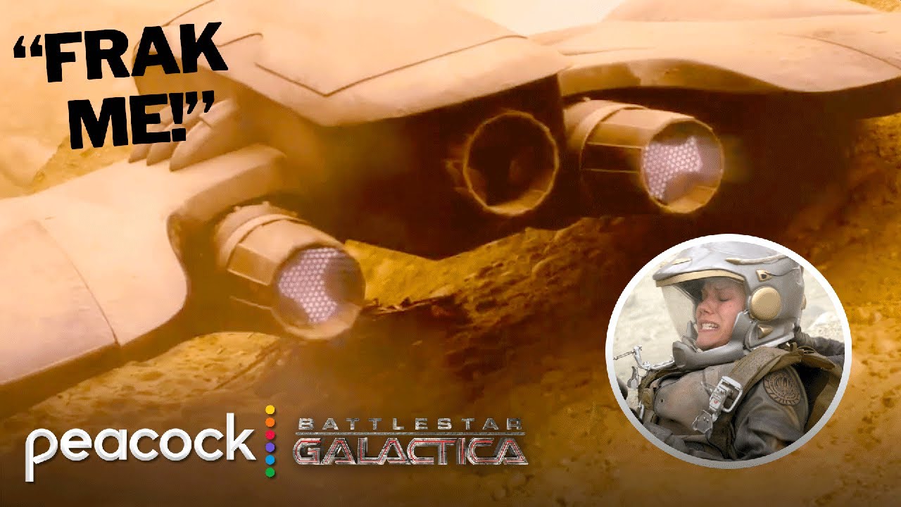 Starbuck Finds a Mysterious Cylon Ship | Battlestar Galactica - YouTube