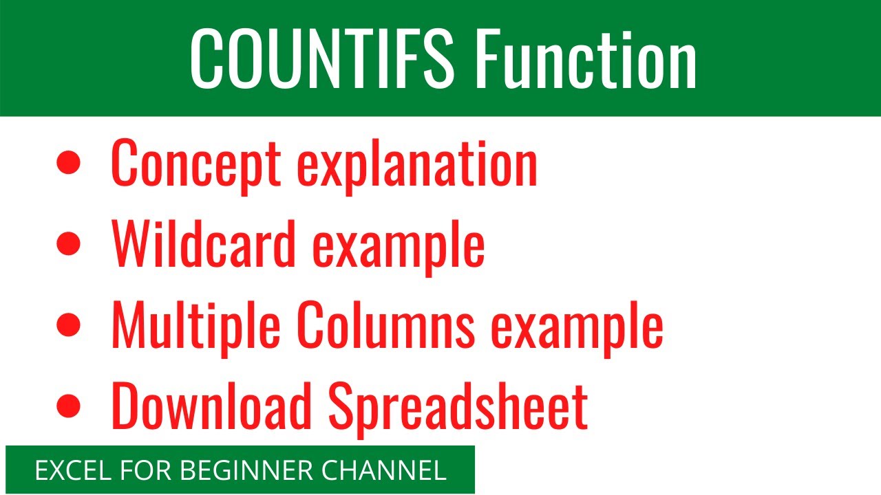 How To Use CountIFS With Multiple Criteria Wildcard Excel For how-to-use-countifs-with-multiple-criteria-wildcard-excel-for