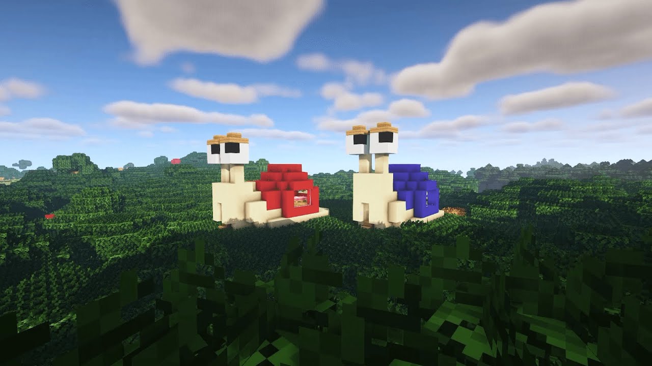 Minecraft | How to build a Snail House - YouTube