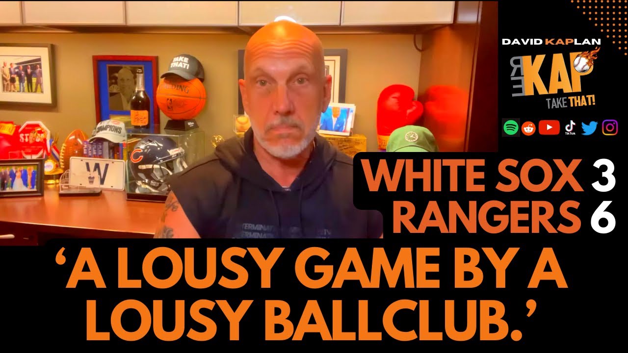 REKAP: ⚾️ Chicago White Sox 6-3 loss to Texas Rangers. ‘A lousy game by ...