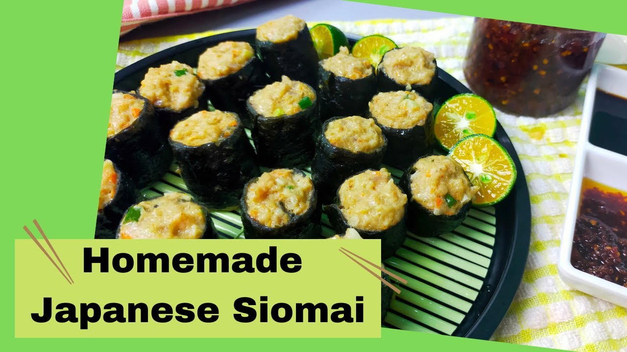 Homemade Japanese Siomai - YouTube