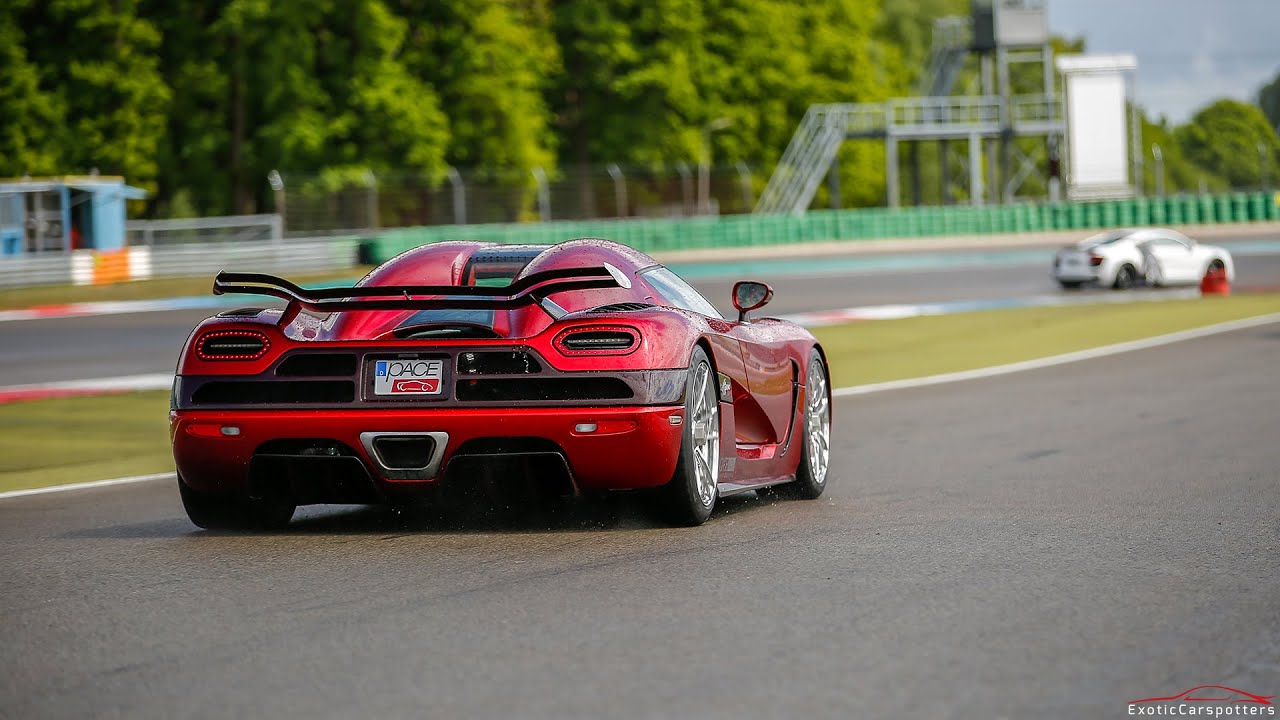 1400 HP Koenigsegg Agera R racing on Track ! Accelerations & Fly By's ...