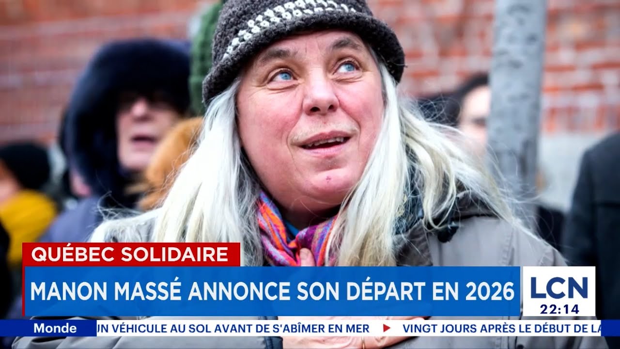 Québec solidaire perd une icône: Manon Massé quittera la politique ...