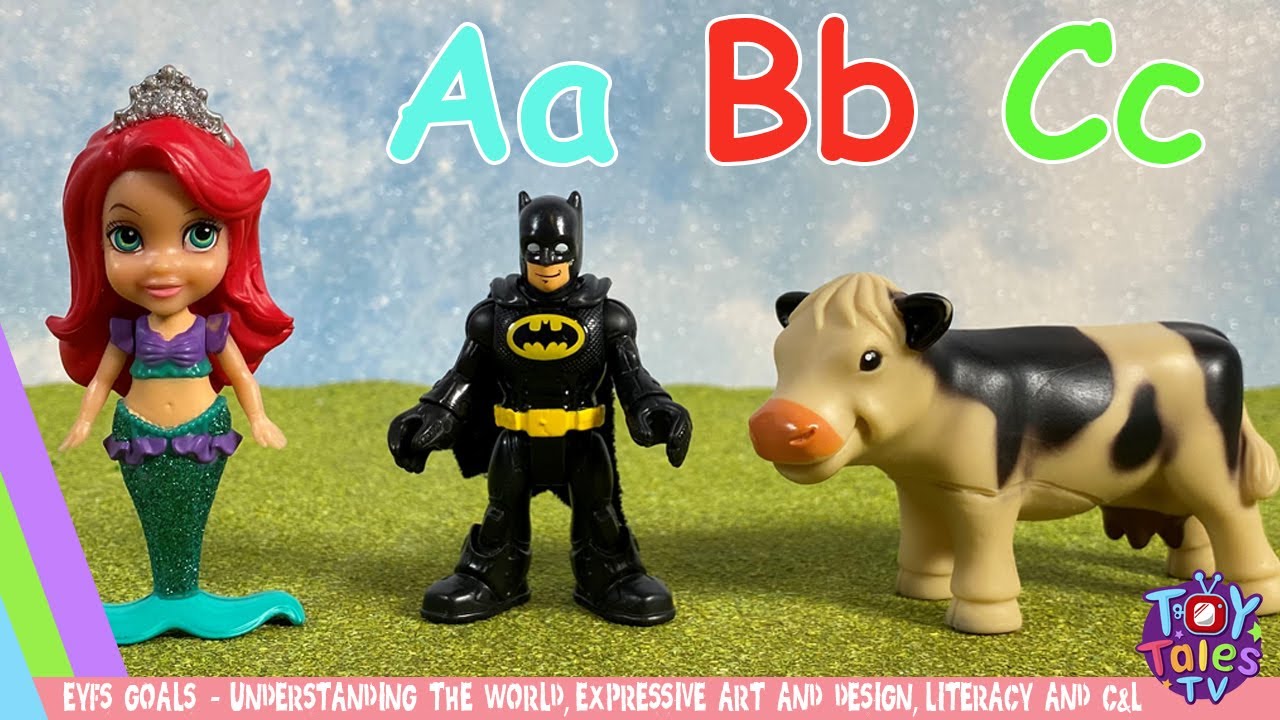 ABC Rhyme | Learn the Alphabet for kids | Toys Stop Motion Animation ...