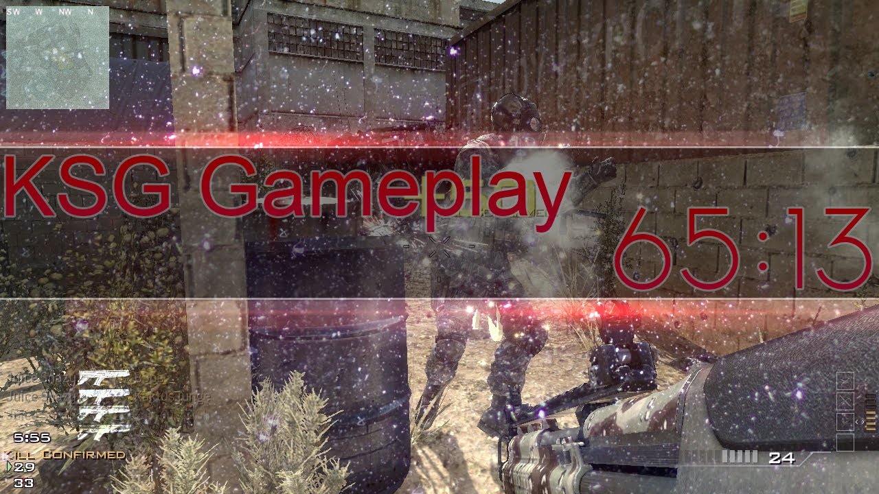 MW3 KSG GamePlay - 65:13 - YouTube