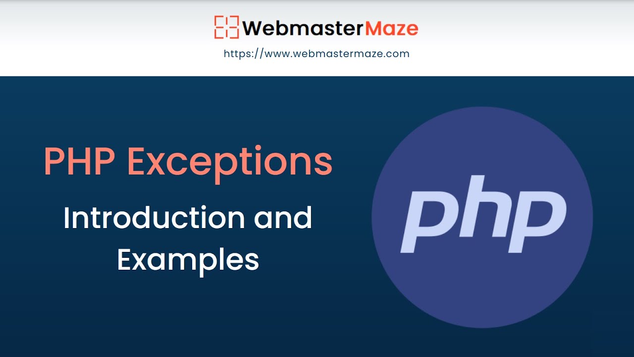 PHP Exceptions - YouTube