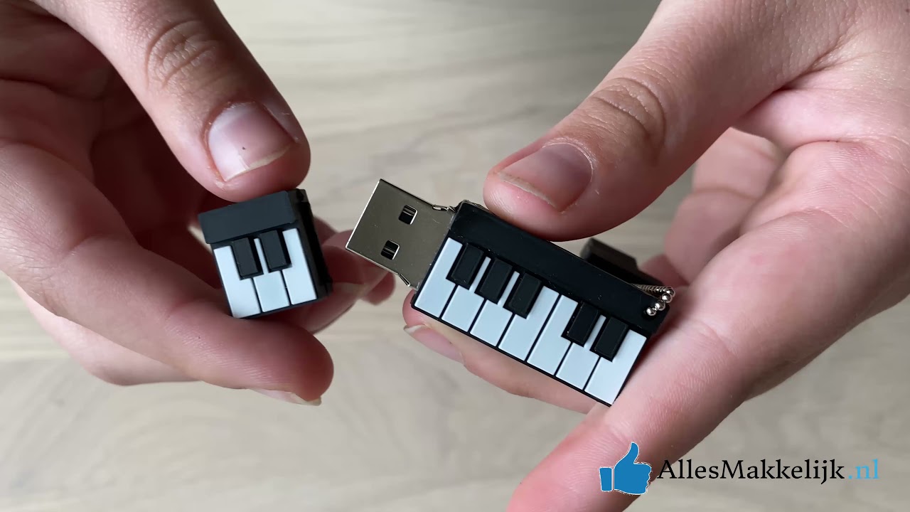 Muziek instrument piano vorm USB stick - Klavier keyboard USB-stick ...