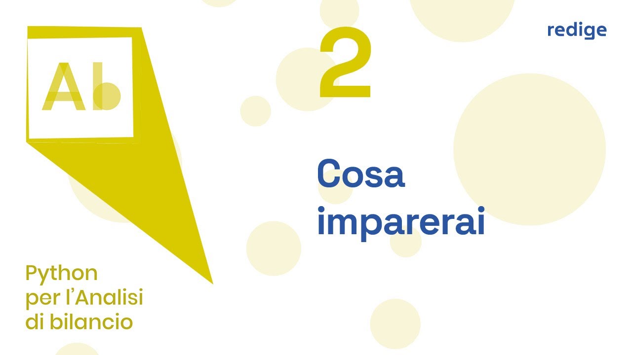 2. Struttura delle lezioni - Python per l'Analisi di Bilancio - YouTube