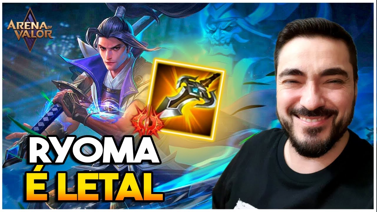 RYOMA SENDO INSUPORTÁVEL NA SIDE│ARENA OF VALOR - YouTube