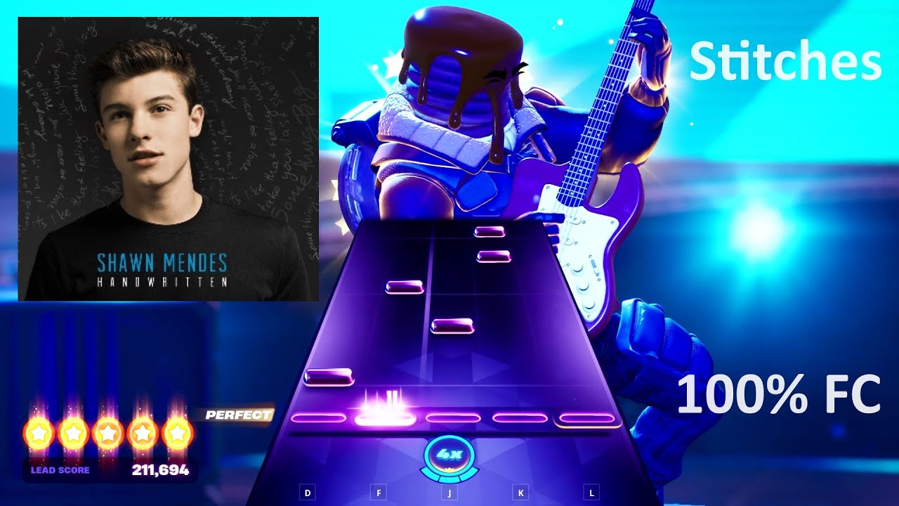 Fortnite Festival | "Stitches" by Shawn Mendes | 100% Full Combo ...