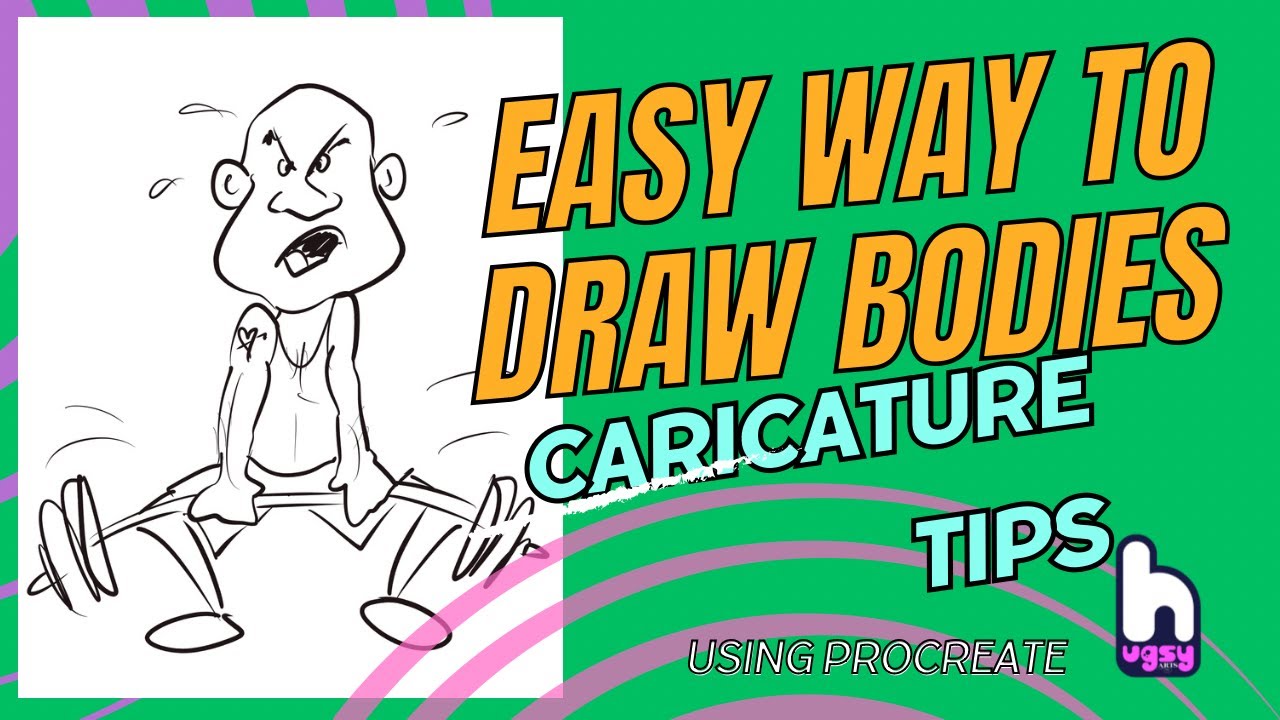 Try these tips for drawing cartoon bodies - YouTube