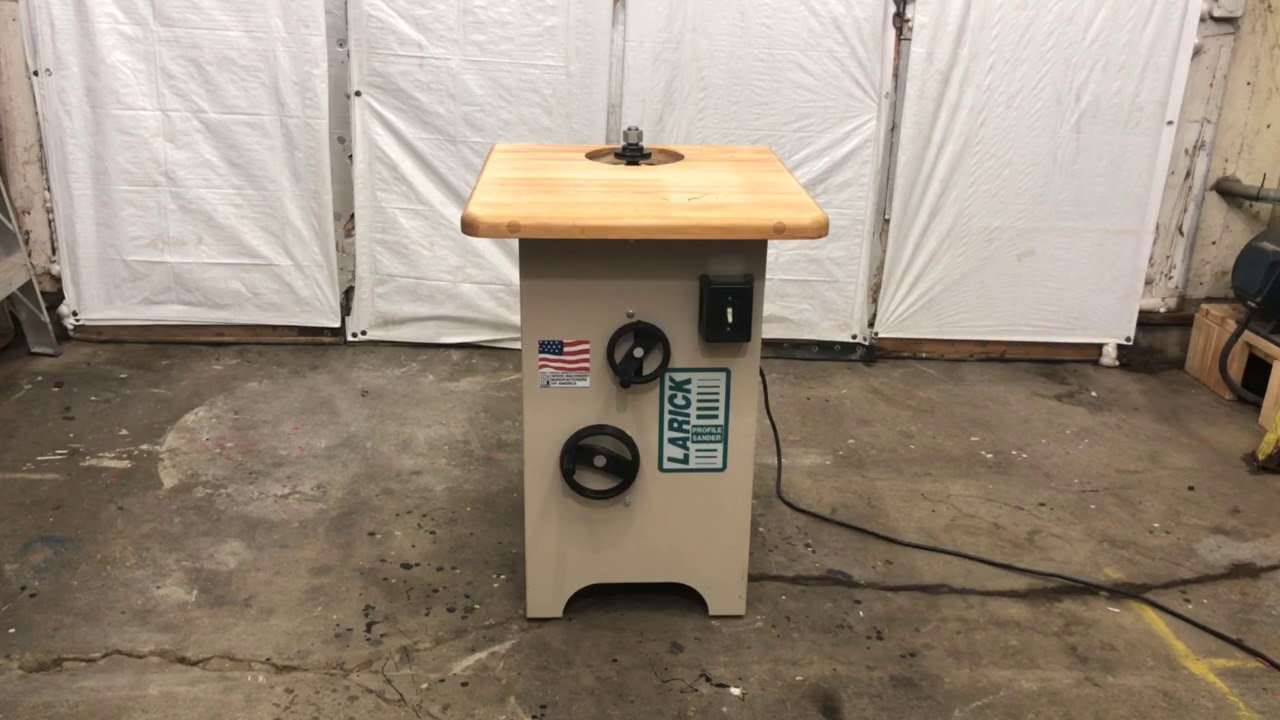 Larick profile sander - YouTube