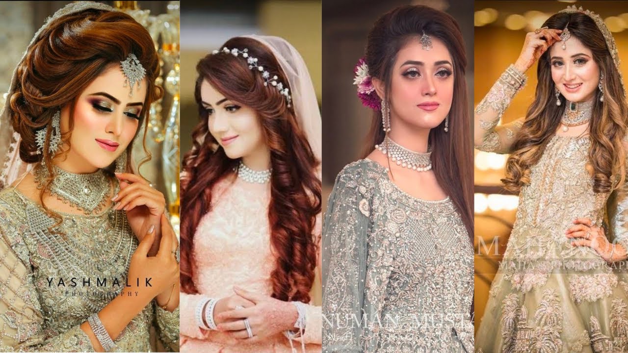 Walima Bridal Makeup And Hairstyle looks 2022 - YouTube