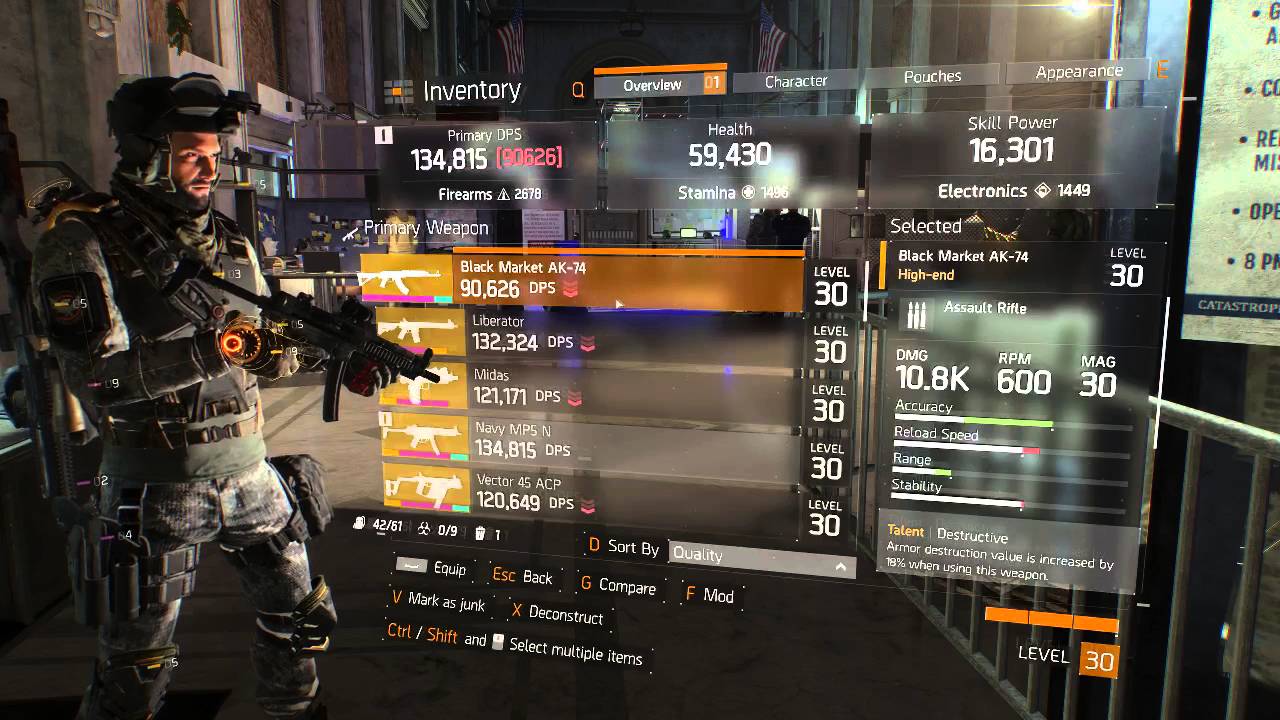 The Division - Small RDS Scope - Weapon Damage - THIS BLUEPRINT IS A ...