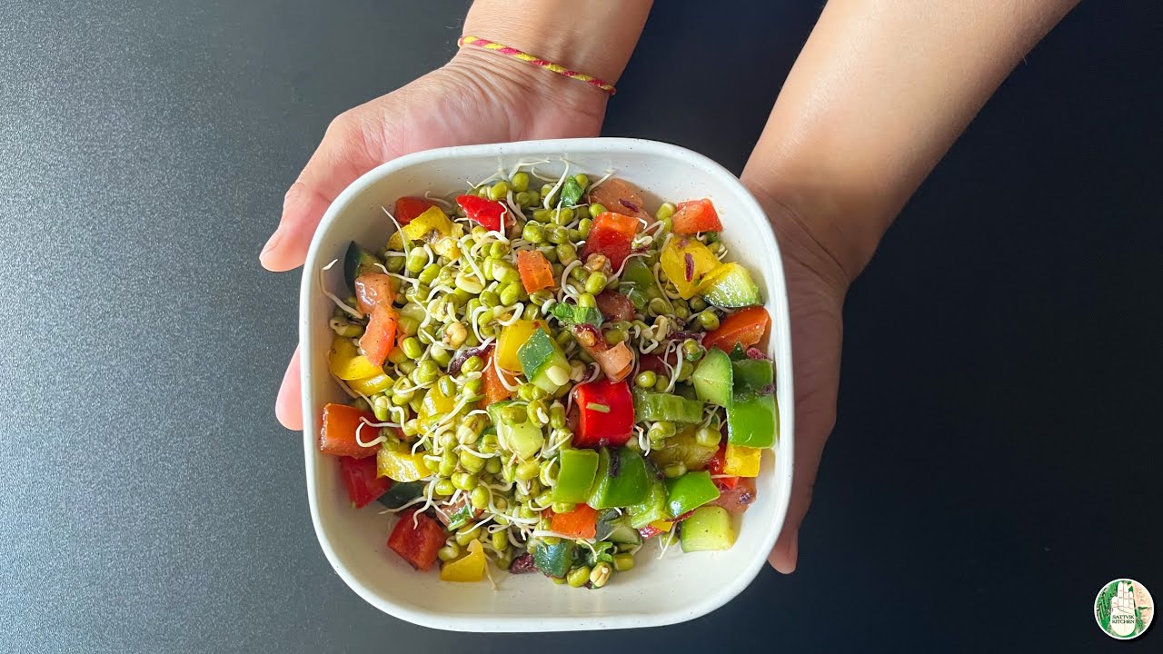 The सात्विक Diet | सात्विक भोजन | SATTVIK SALAD RECIPE | LOW CARBS ...
