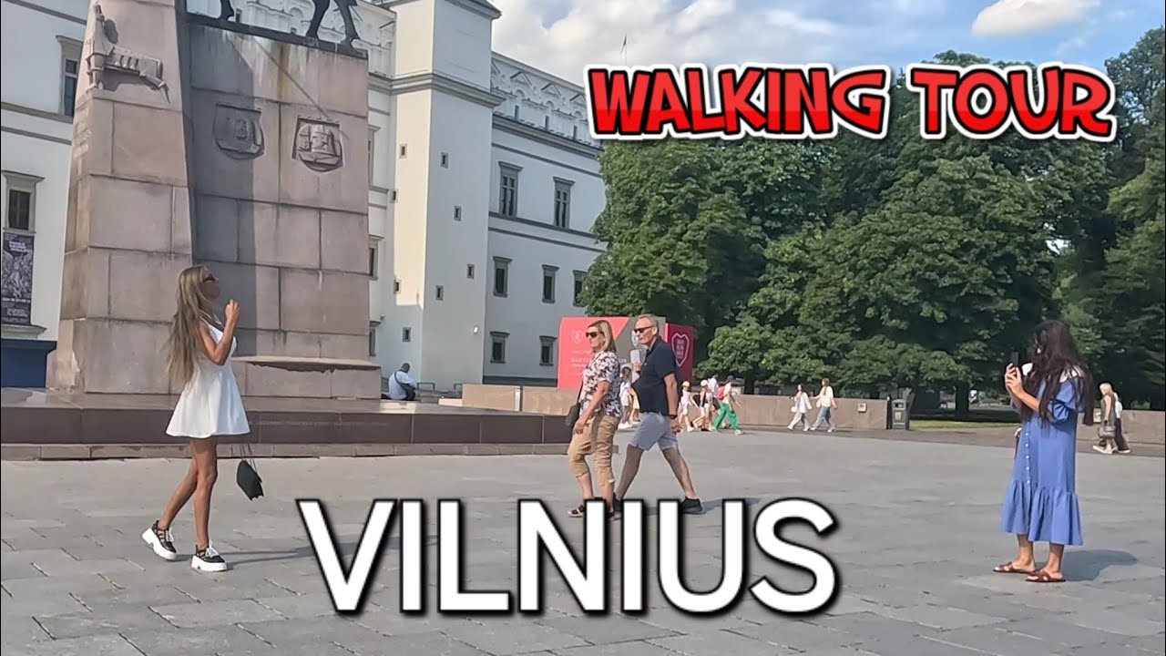 VILNIUS LITHUANIA WALKING TOUR 4K // JULY 9 , 2024 // GoPro hero 11 ...