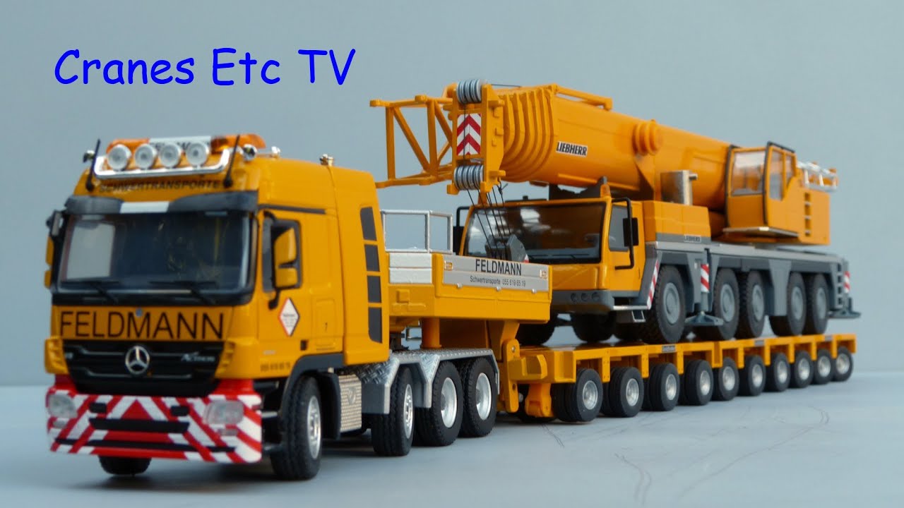 Conrad Mercedes-Benz Titan Tractor + Goldhofer Trailer 'Feldmann' by ...