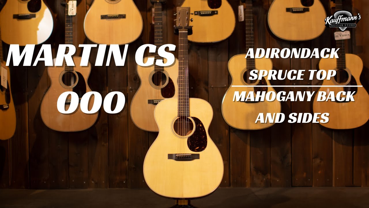Martin Custom Shop OOO Adirondack Spruce - YouTube