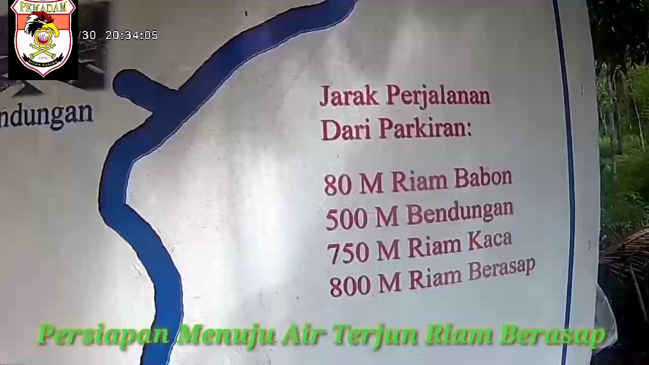 Jalan jalan ke air terjun riam berasap di aruk kalbar - YouTube