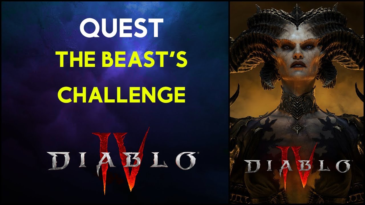 The Beast's Challenge - Quest Diablo 4 - YouTube