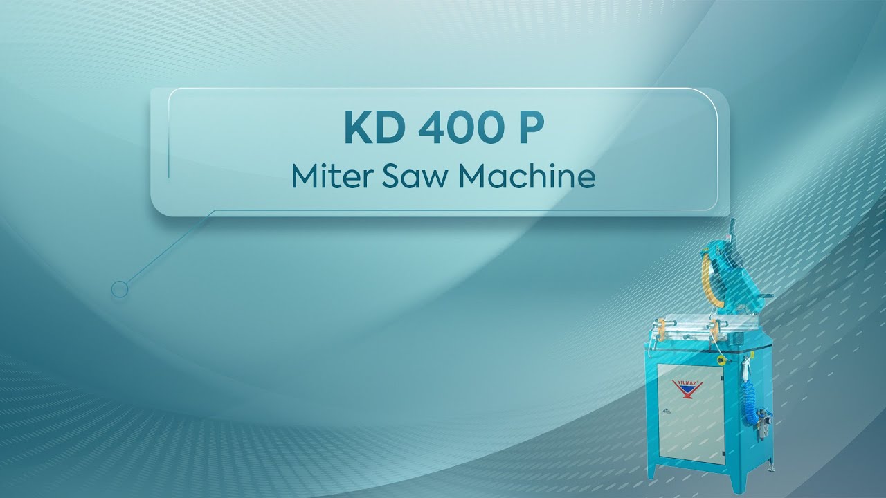 KD 400 P - Miter Saw Machine - YouTube