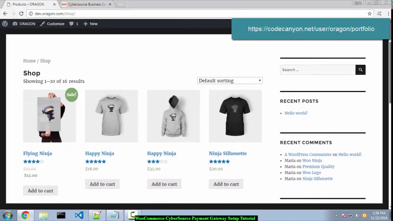 Woocommerce Cybersource Payment Gateway Setup Tutorial Cybersource Woocommerce Wordpress