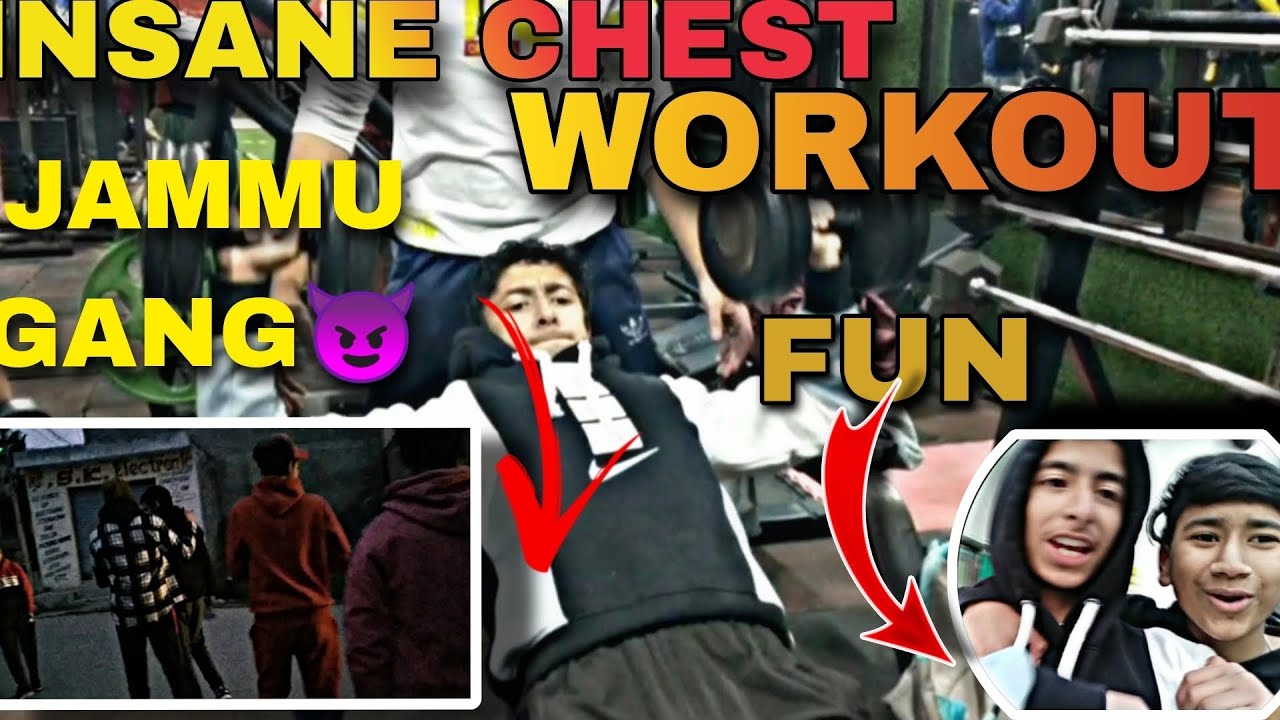 INSANE CHEST WORKOUT AND FUN😂 - YouTube