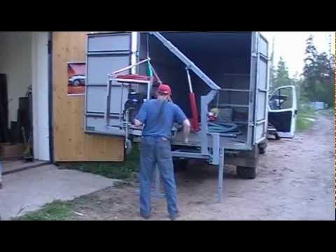 Автомобильный миникран-манипулятор - YouTube