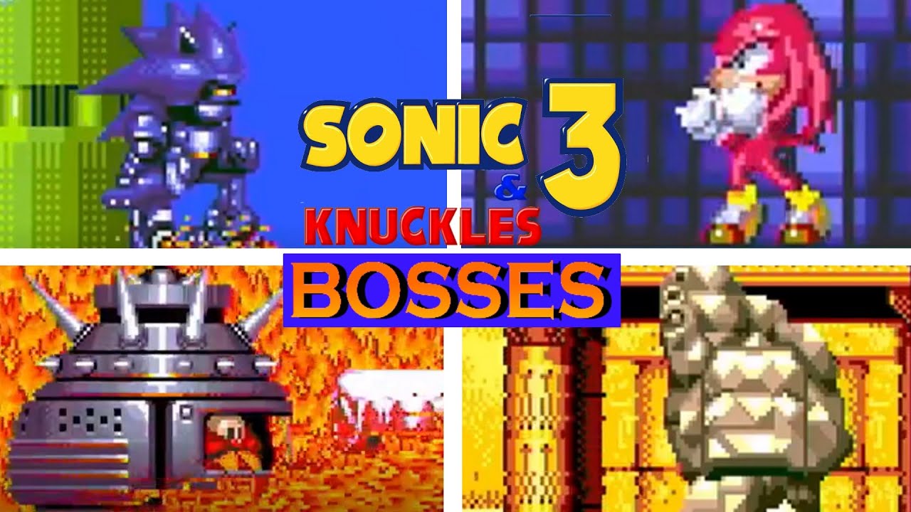 Sonic 3 & Knuckles: All Bosses (As Sonic) (No Damage) - YouTube