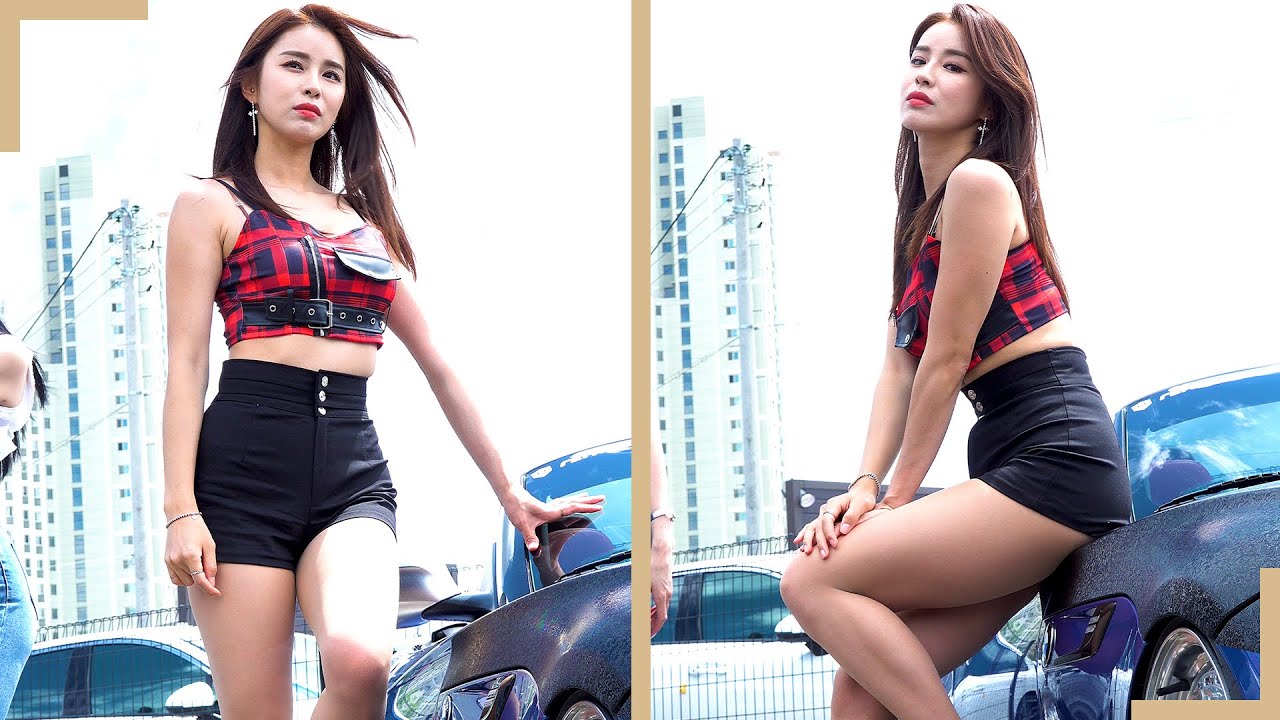 Korean Model | 핱레벨4 | hott level.4 | 레이싱 모델 안나경#2 | 직캠 Fancam | ALL STAR MOTOR SHOW 2022 - YouTube