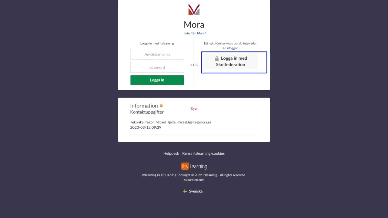 LOGGA IN PÅ ITSLEARNING - YouTube