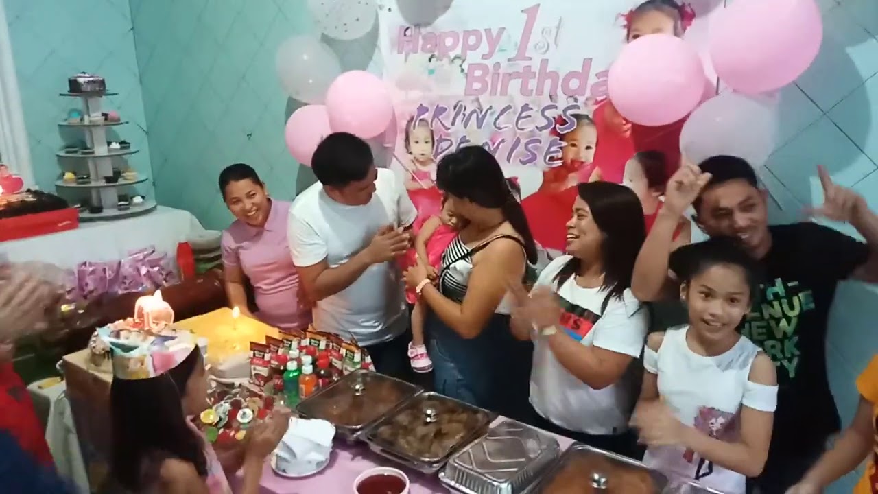 Princess Denise First birthday - YouTube