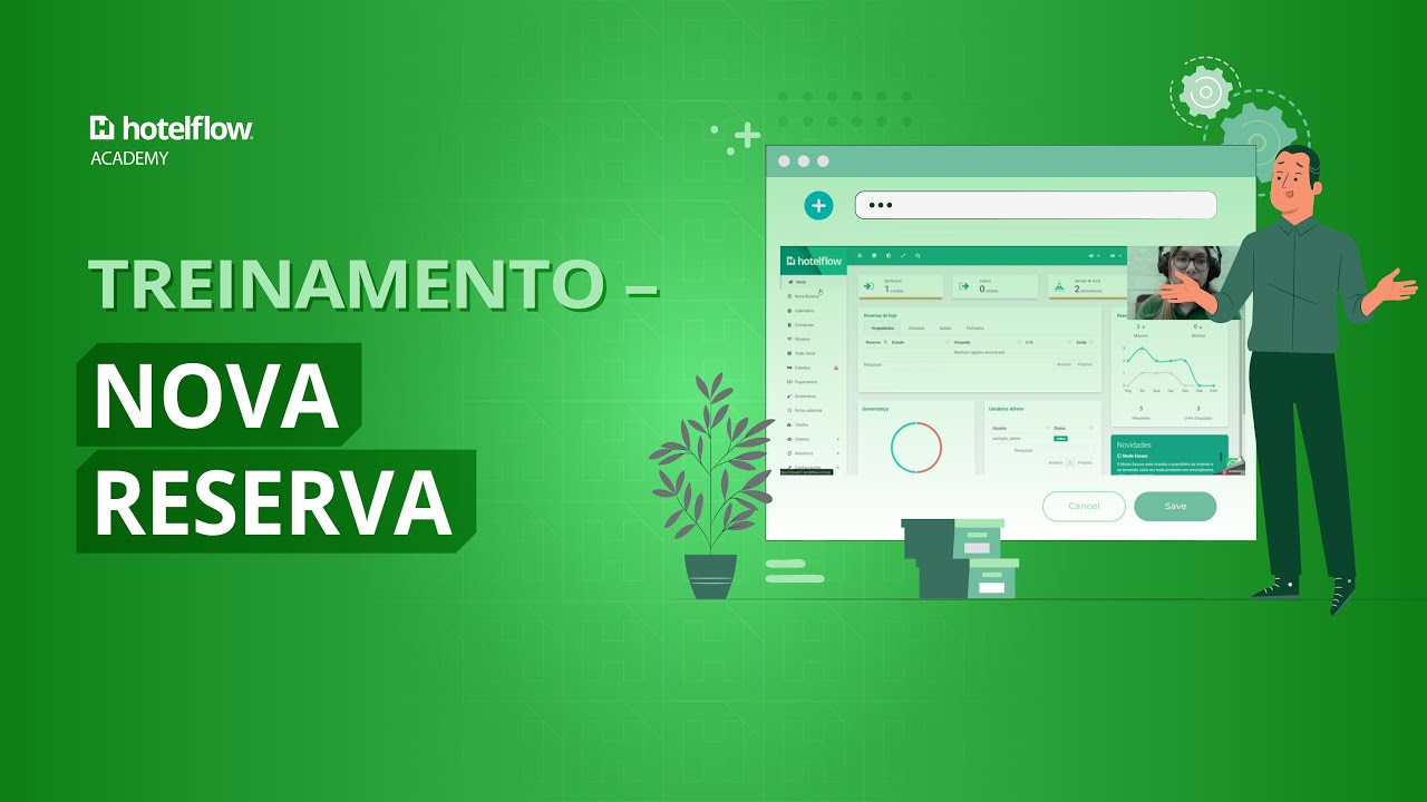 Treinamento hotelflow - Nova Reserva - YouTube