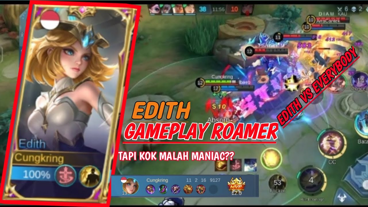 GAMEPLAY EDITH ROAMER | EDITH VS EVERYBODY MANIAC - YouTube
