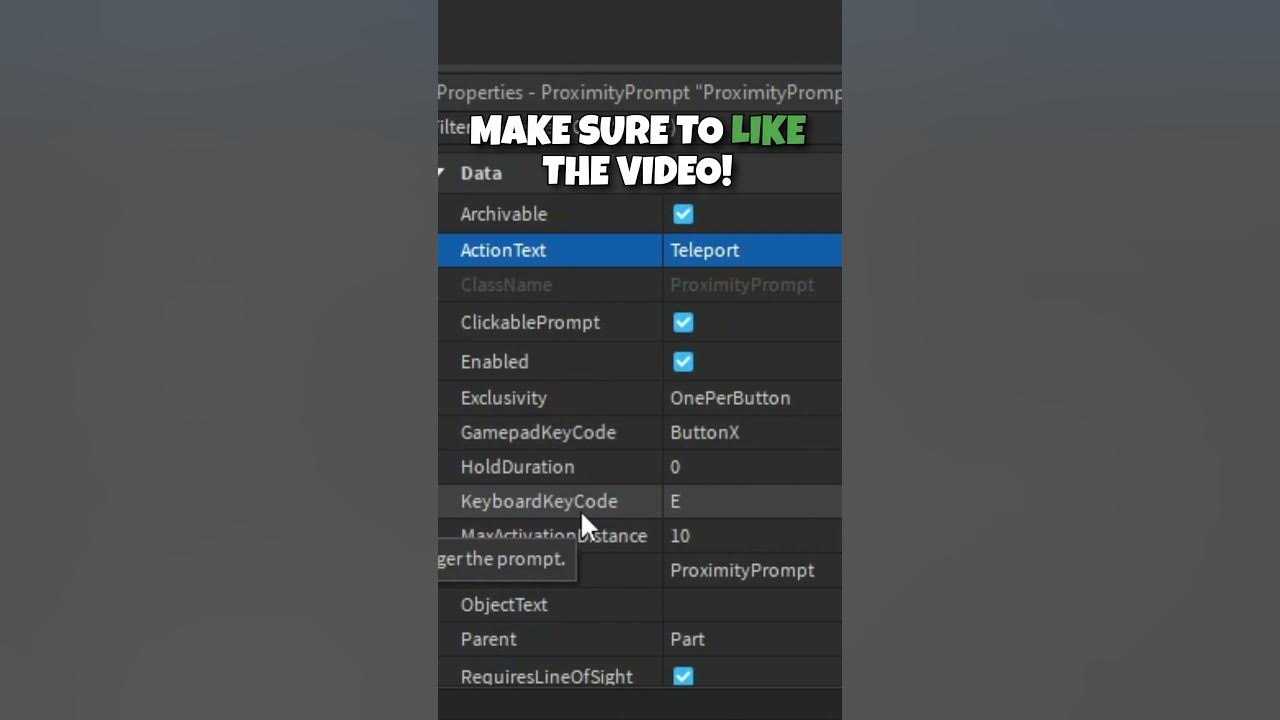 How To Create A Hold E To Teleport Script In Roblox Studio... - YouTube