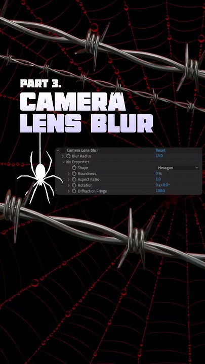 Camera Lens Blur In After Effects - YouTube