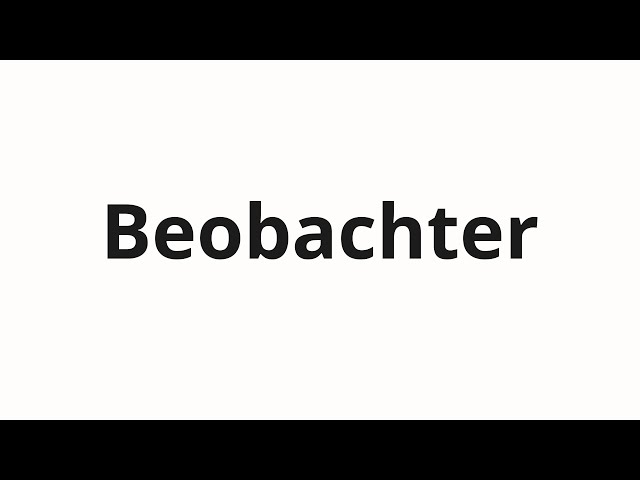 Beobachter Logo