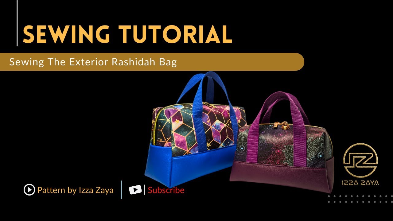 Sewing The Exterior Rashidah Bag - YouTube