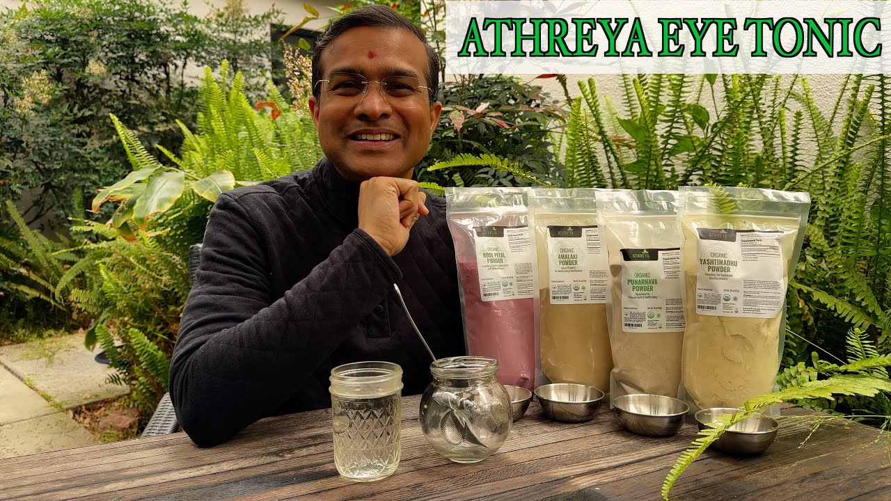 Vaidya Jay Teaches Athreya Eye Tonic - YouTube