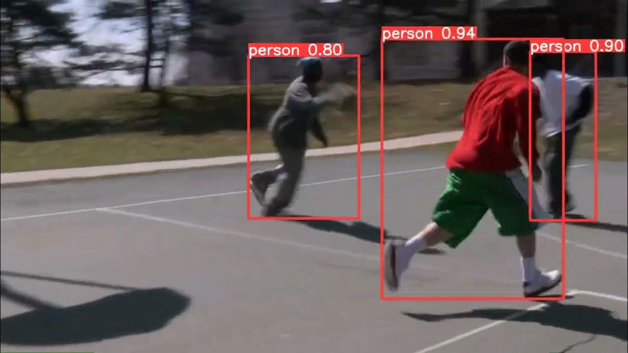YOLOv8 Object Detection on People Playing Basketball - YouTube