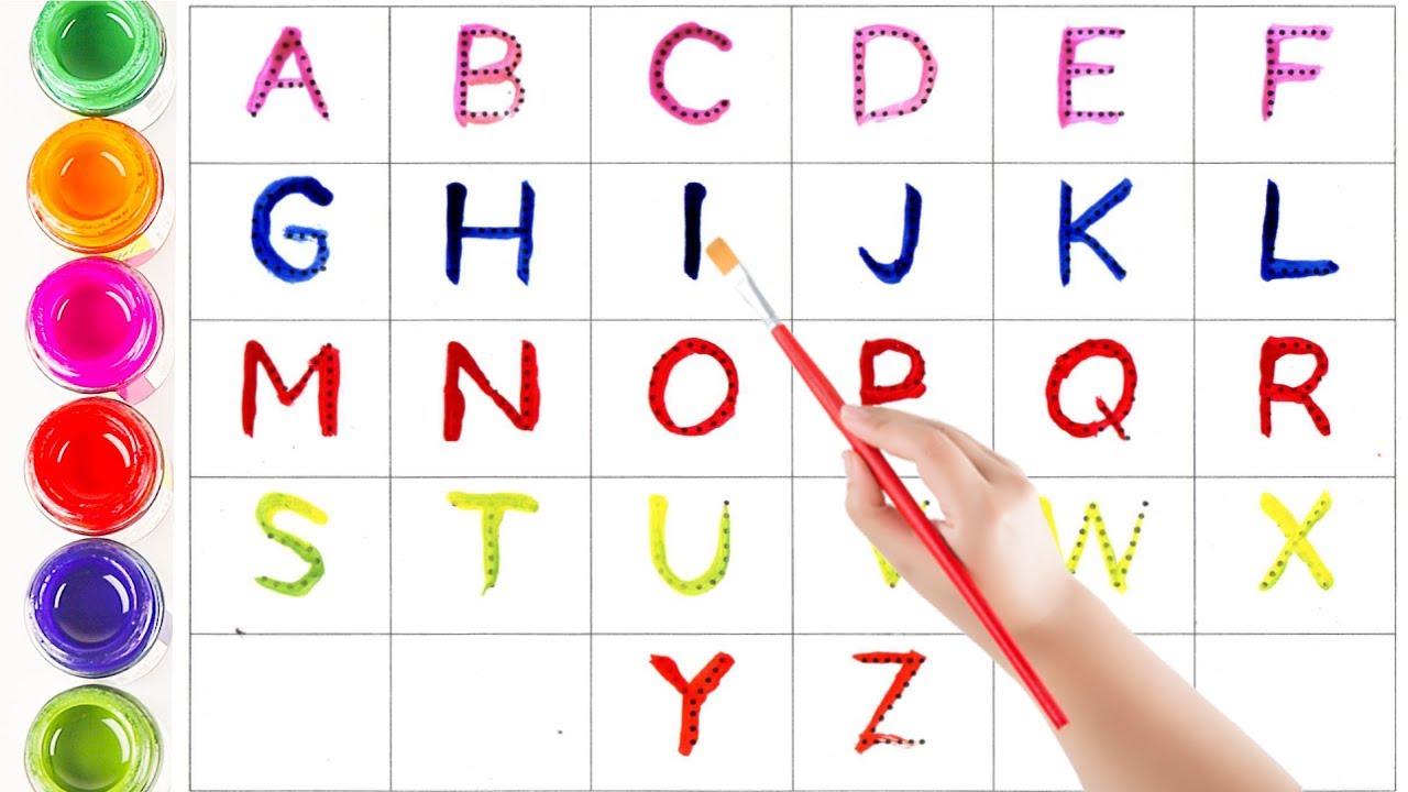 A for apple B for Ball, ABCD song, Alphabet | Learn to Write Alphabet ...