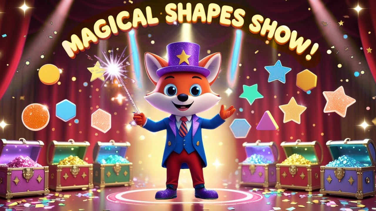 “🎩 SHAPES Magical Show! 🧙🌟The Wizard Magic Shapes Show That’ll Make You ...
