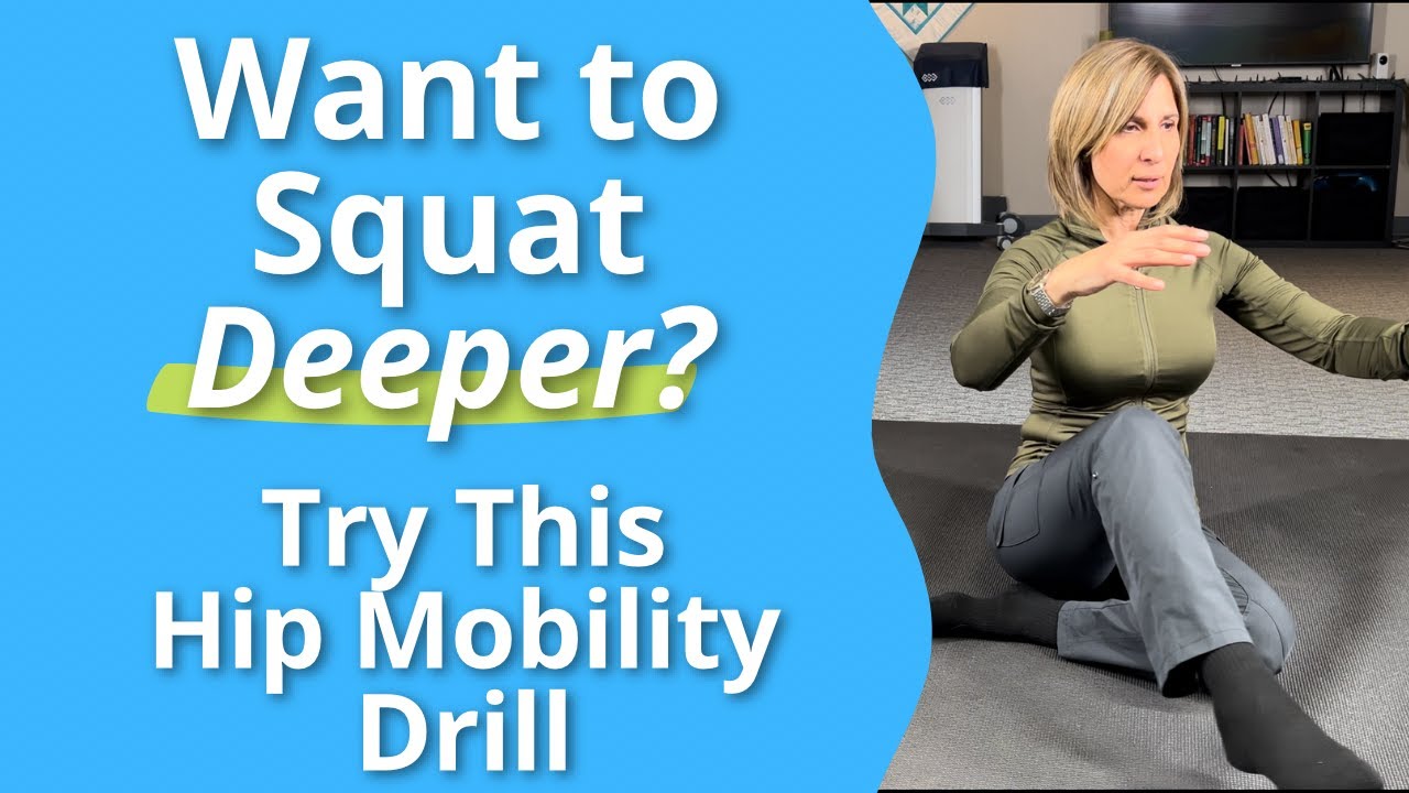 Want to Squat Deeper? Try This Hip Mobility Drill! #HipMobility #Squat ...