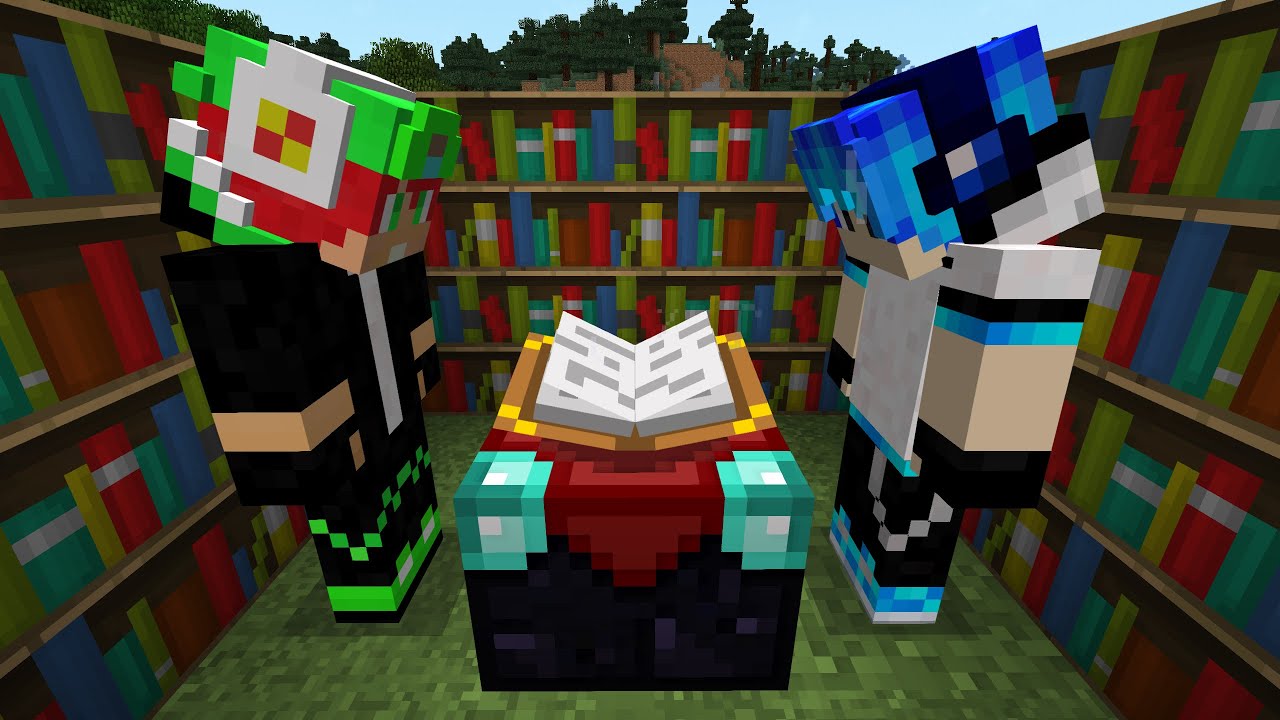 ENCANTAMOS NOSSOS ITENS E OLHA NO QUE DEU - MINECRAFT SURVIVAL HARDCORE ...