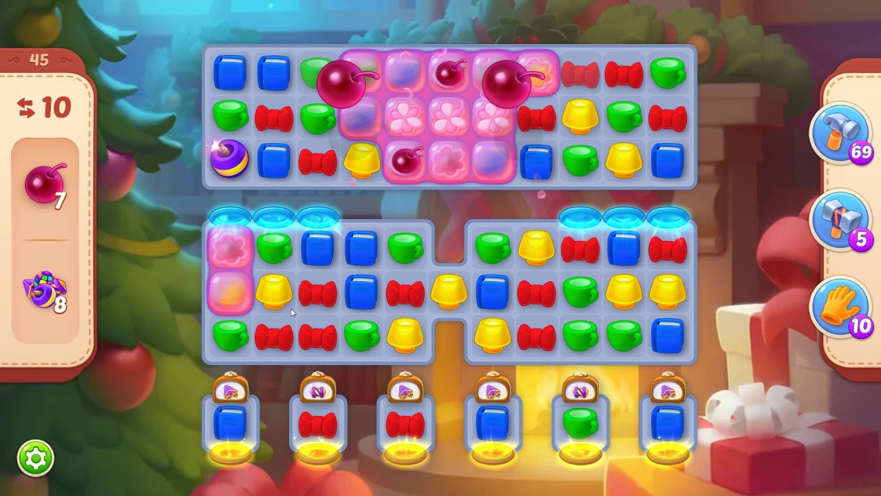 Homescapes Christmas level 45 HD - YouTube