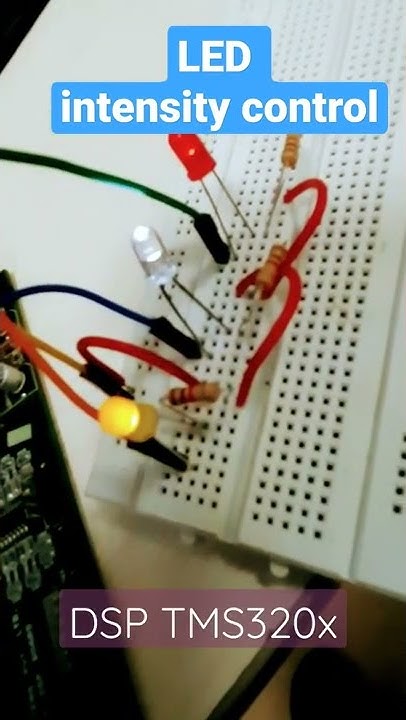 TMS320x | LED intensity control using PWM | Play with DSP - YouTube