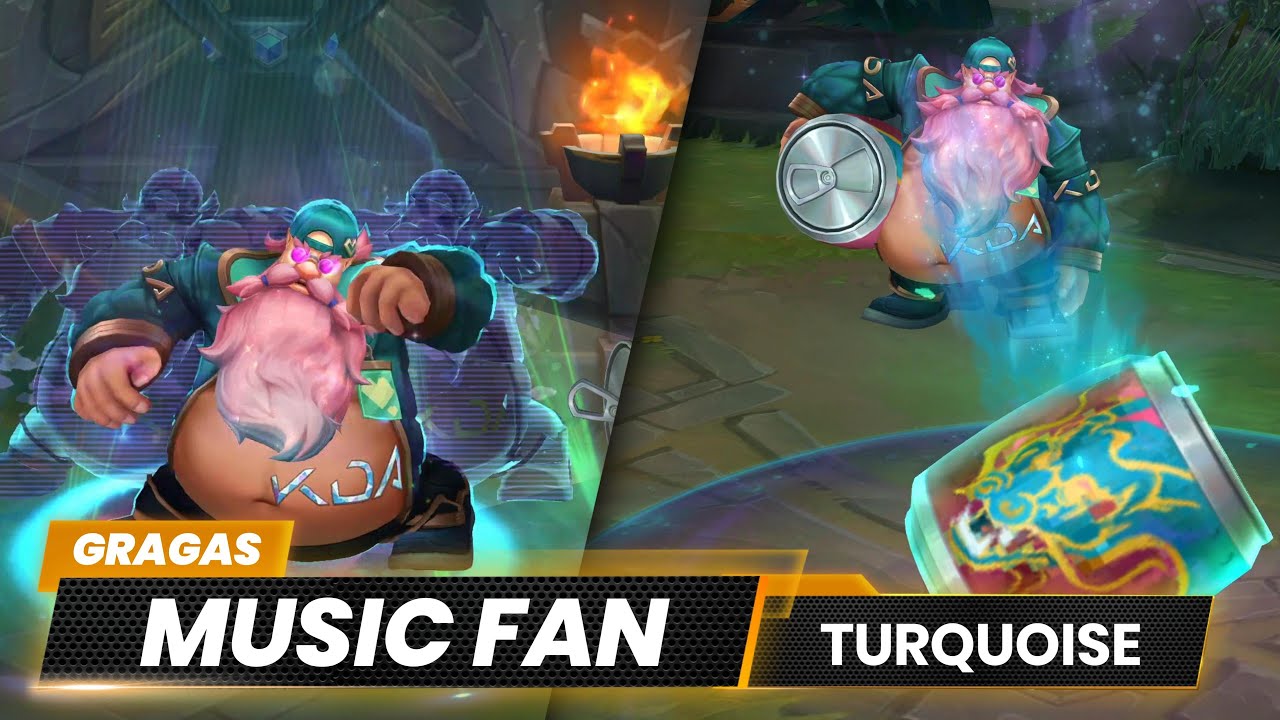 Trang phục Gragas Fan Âm Nhạc Lam Ngọc - Liên Minh Huyền ThoạI - Đánh ...