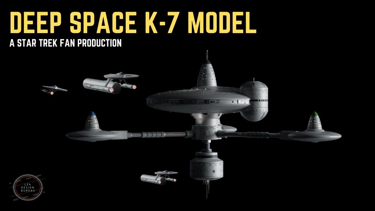 Deep Space Station K-7 Model - A Star Trek Fan Production - YouTube