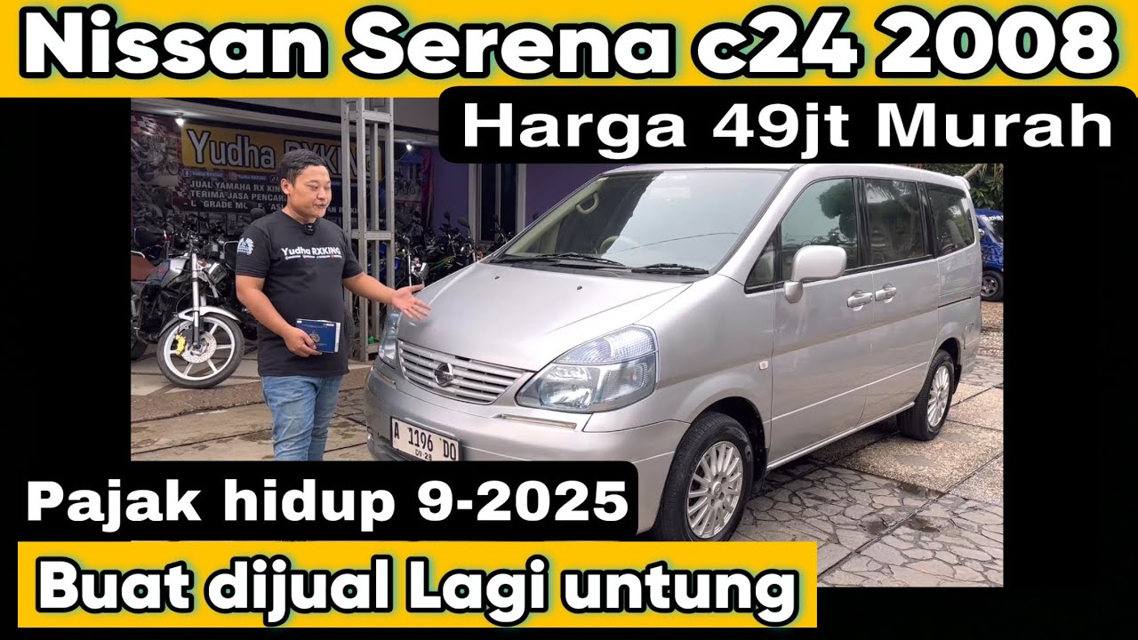 Nissan serena c24 2008 AT ~ Harga 49jt Murah ~ Bisa untuk di jual Lagi ...